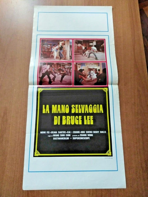 LOCANDINA LA MANO SELVAGGIA DI BRUCE LEE 1981 EUR 8,40 - PicClick IT