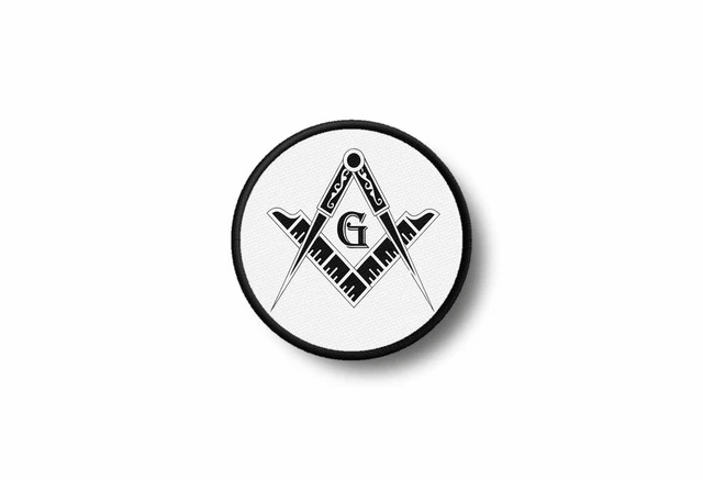 PATCH ECUSSON IMPRIME brode thermocollant franc macon maconnerie ...