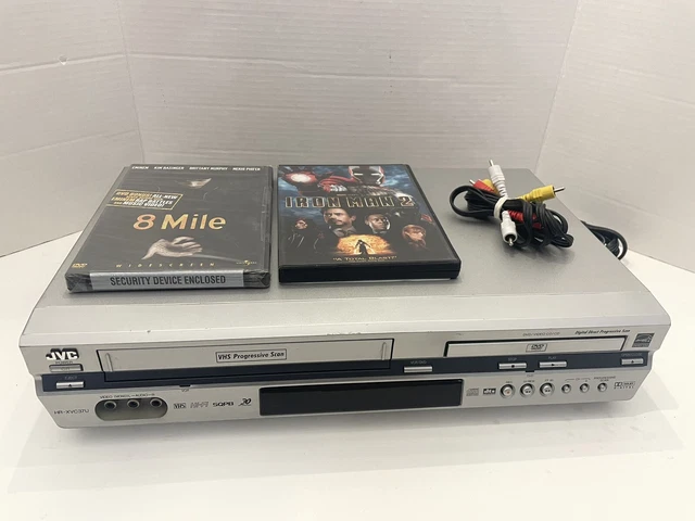 JVC DVD VCR VHS Combo Unit Player SystEM HR-XVC37U NO REMOTE Tested $55 ...