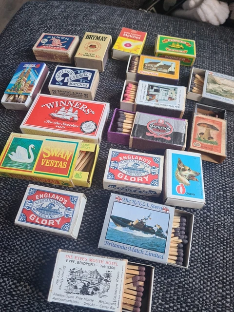 VINTAGE MATCHES MATCHBOX England's Glory Swan Punch £30.00 - PicClick UK
