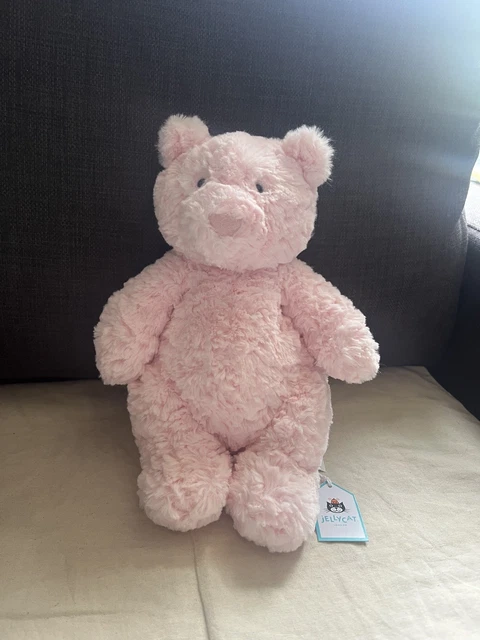 JELLYCAT LEOLA BARTHOLOMEW Pink Bear Medium £38.95 - PicClick UK