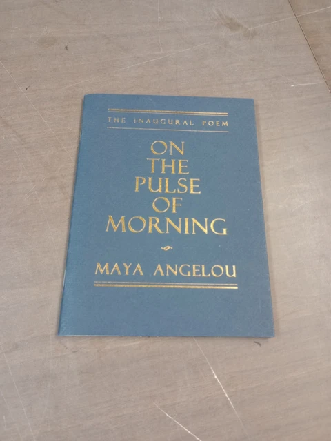 VINTAGE 1993 THE Inaugural Poem On the Pulse of the Morning by Maya ...