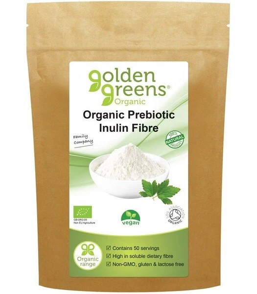 INULIN 500G, ORGANIC prebiotic inulin - Golden Greens, 500g £19.99 ...