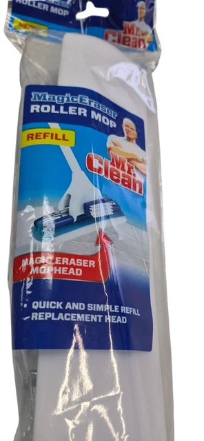 MR. CLEAN MAGICERASER Roller Mop Refill Replacement Head £7.37 ...