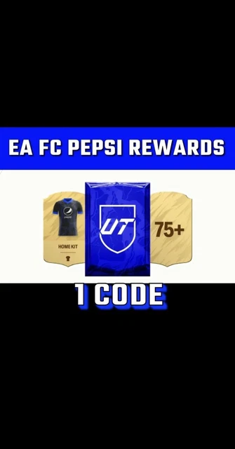 PEPSI MAX FIFA 24/ EA FC 24 ULTIMATE TEAM 75+ Player Pack PLUS PEPSI ...
