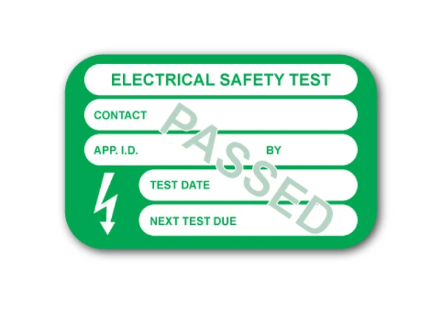 PAT TEST PASSED health and safety signs stickers Plug 50No 40x25mm $5. ...