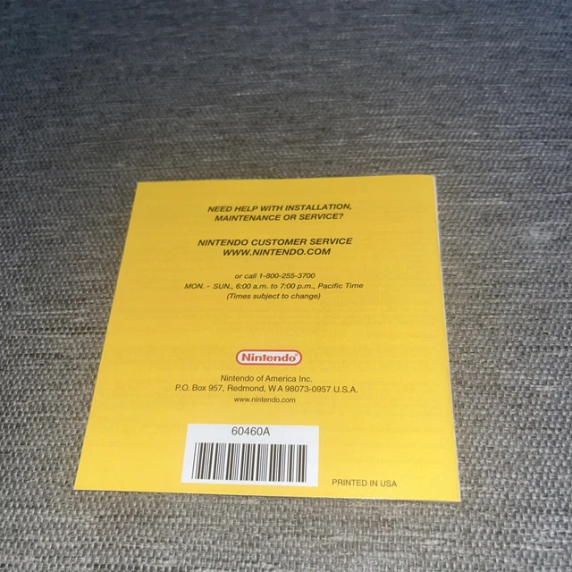 NEW SUPER MARIO Bros Instruction Manual Booklet ONLY!! (DS) £6.89 ...