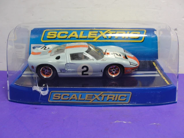 SCALEXTRIC C 3325 Ford GT40 Gulf Livery 2012 USA Exclusive #2 1/32 Slot ...