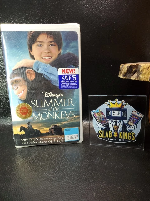 DISNEY'S SUMMER OF the Monkeys VHS 1998 NEW SEALED CLAMSHELL Video Tape ...