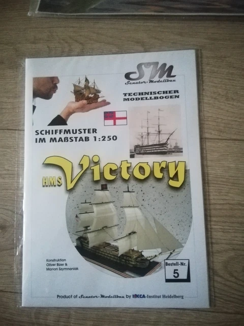 SENATOR MODELLBAU TECHNISCHER Modellbogen HMS Victory M 1:250 EUR 10,00 ...