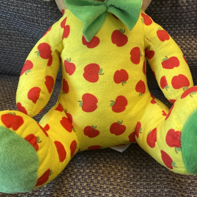 TEDDY CITY TEDDY Bear 12” Plush in Apple Print Pyjamas BNWT £12.99 ...