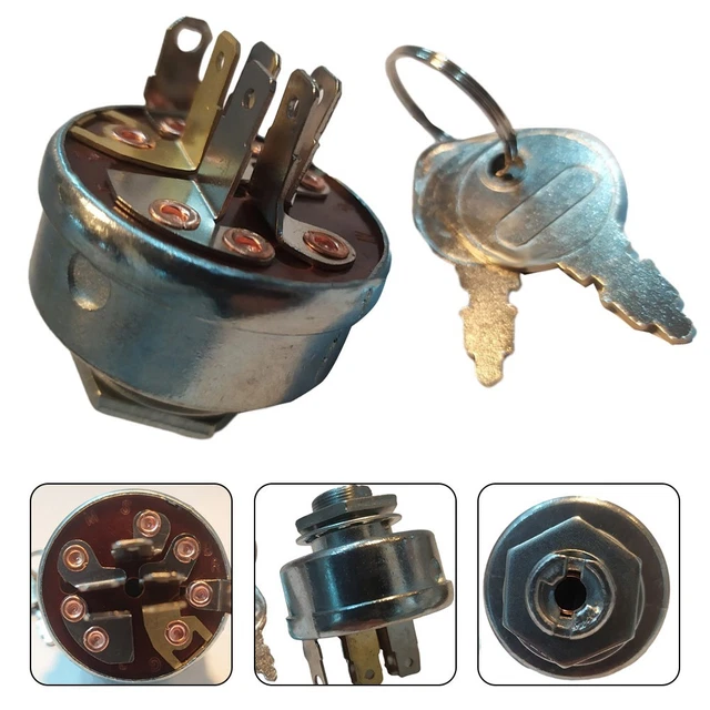 HEAVY DUTY IGNITION Switch with Key for Hustler 045898 and More OEM ...