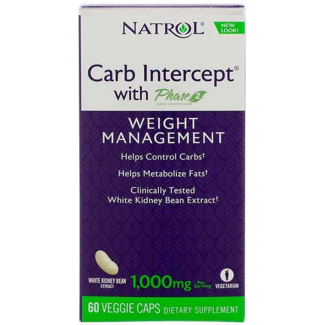 NATROL CARB INTERCEPT mit Phase 2 (Unterstützt die Verdauung) - 60 ...