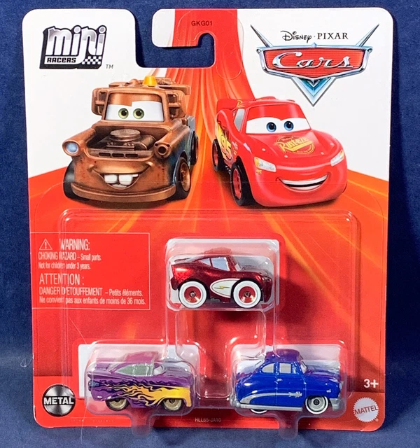 RAMONE CRUISIN' LIGHTNING McQueen DOC HUDSON Pixar Cars MINI RACERS 3 ...