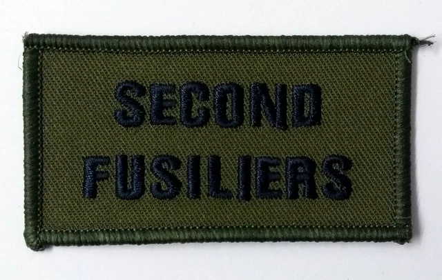 ORIGINAL BRITISH ARMY Rrf 2nd Fusiliers Od Grün Trf Abzeichen Patch X1 ...
