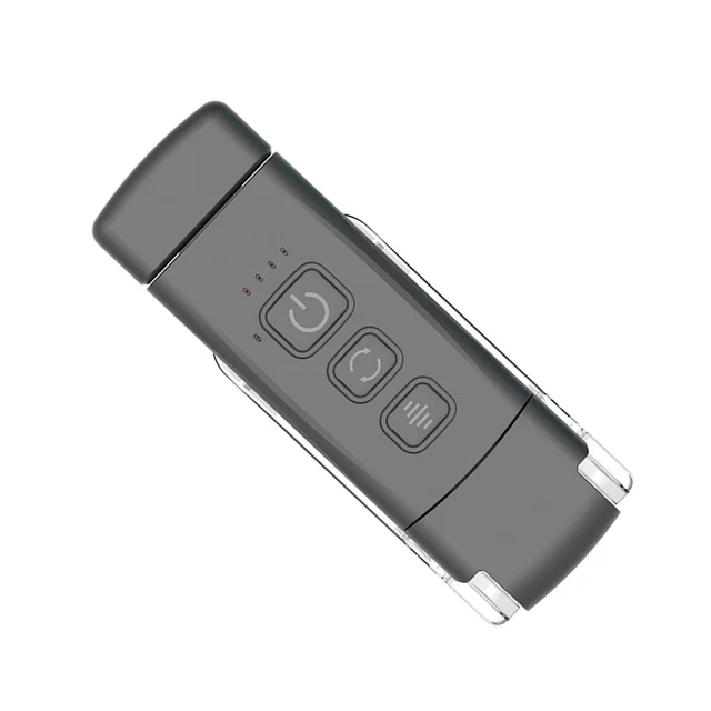 5V/1A MINI LED Clip USB Rechargeable Book Reading Light 5 Brightness ...