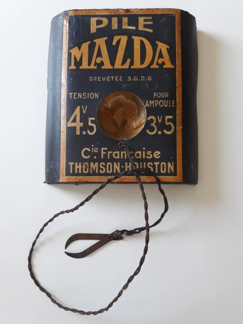 RARE ET GRAND Testeur De Pile Mazda Objet Publicitaire Ancien EUR 50,00 ...