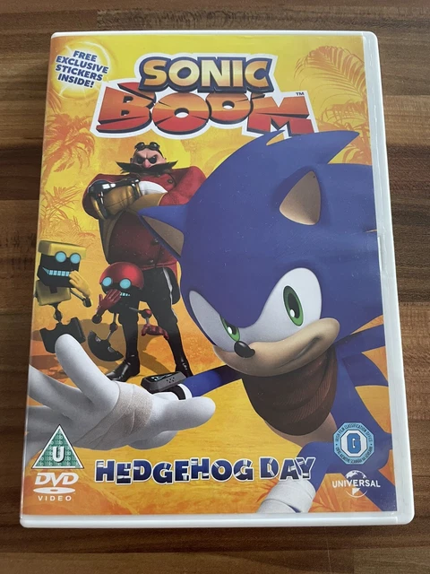 SONIC BOOM - The Hedgehog Day (includes free sticker sheet) PAL DVD ...