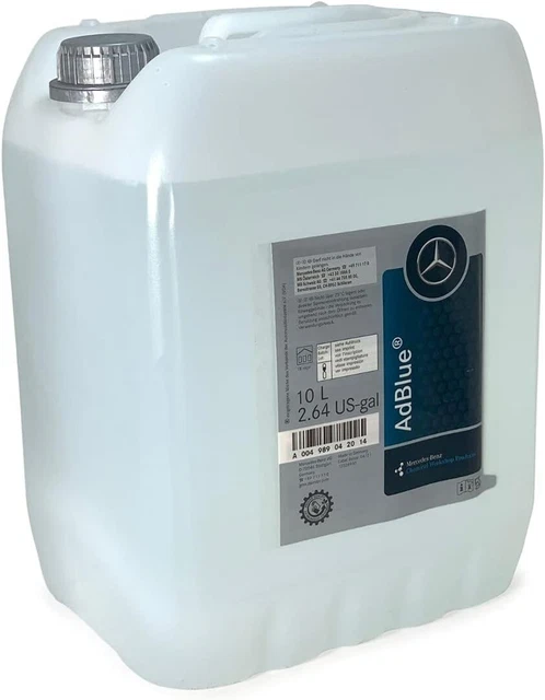10L NEW GENUINE Mercedes-Benz NOX Reducing Adblue with Funnel - 10 ...