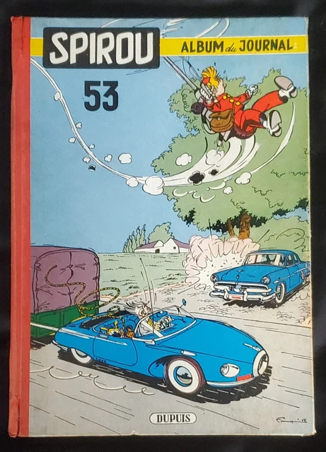 ALBUM JOURNAL SPIROU N°53 EO 1955 recueil N°886 au N°898 Franquin Dupuis TBE EUR 89,00 - PicClick FR