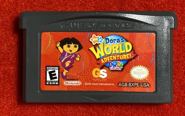 NICK JR. DORA'S World Adventure! Dora The Explorer GBA NINTENDO GAMEBOY ...