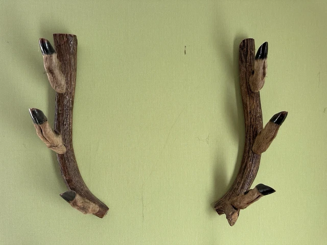 PORTE-FUSIL PATERES 3 places Pattes chevreuil Corne Et Bois Chasse ...