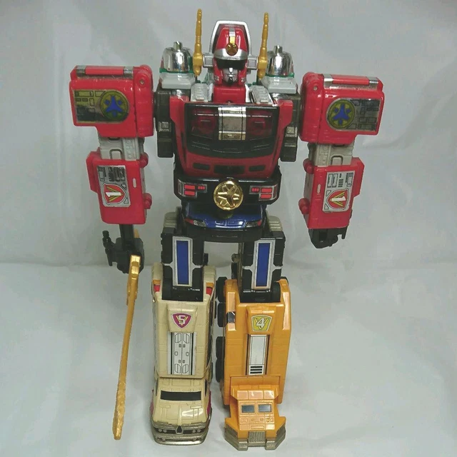 POWER RANGERS LIGHTSPEED Rescue GogoFive Super Minipla Victory Robo ...