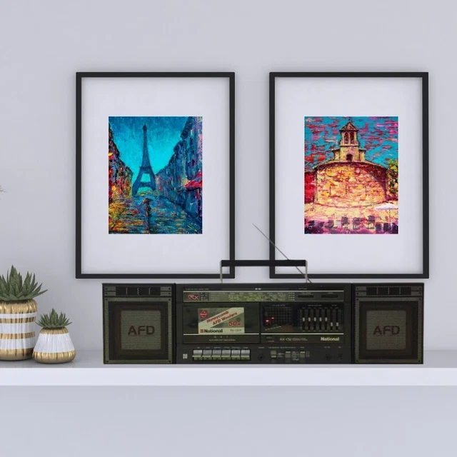 VINTAGE NATIONAL PANASONIC AFD RX-C51 Boombox Radio Speaker Cassette ...