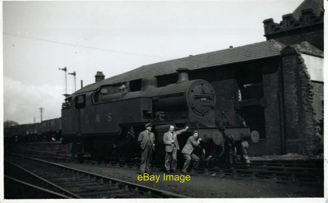 PHOTO 6X4 RAILWAY Steam Engine 70 LMS Tank Engine Tebay Shed c1948 Pic2 ...
