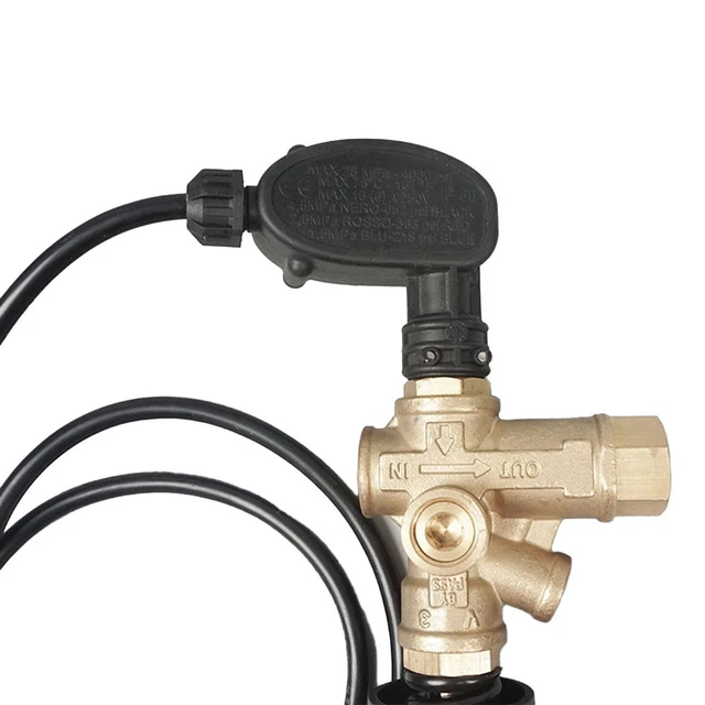 PRESSURE MANAGEMENT VALVE with Integrated Switch for High Pressure ...