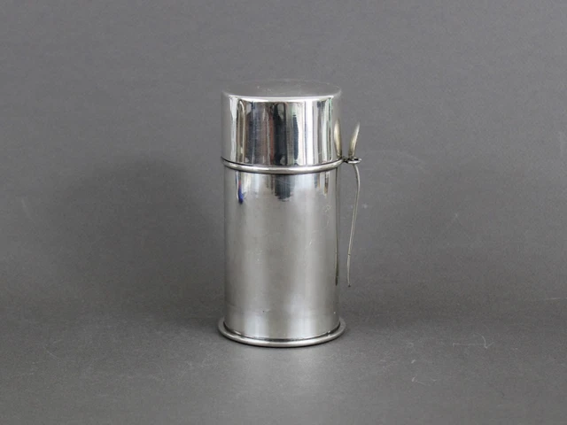 FRENCH ART DECO PIERRE PLASAIT silverplate tea box, Vintage 1930s ...