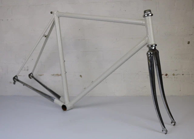 MARTELLY 54CM STEEL Frame Vintage Retro Road Bike Gipiemme Chrome Forks ...