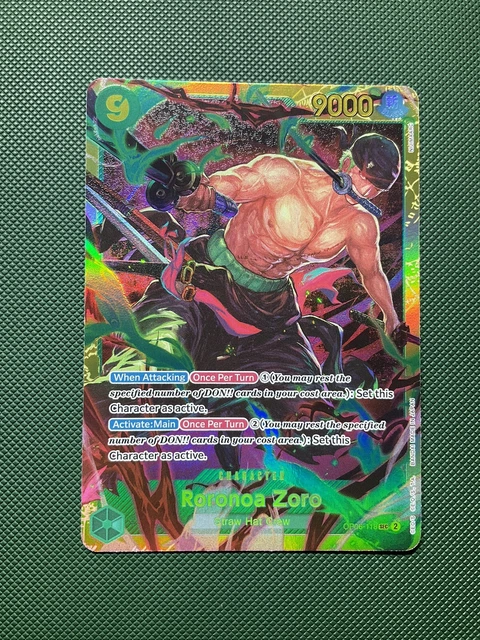 RORONOA ZORO OP06-118 SEC One Piece TCG Card Wings Of The Captain EUR 6 ...