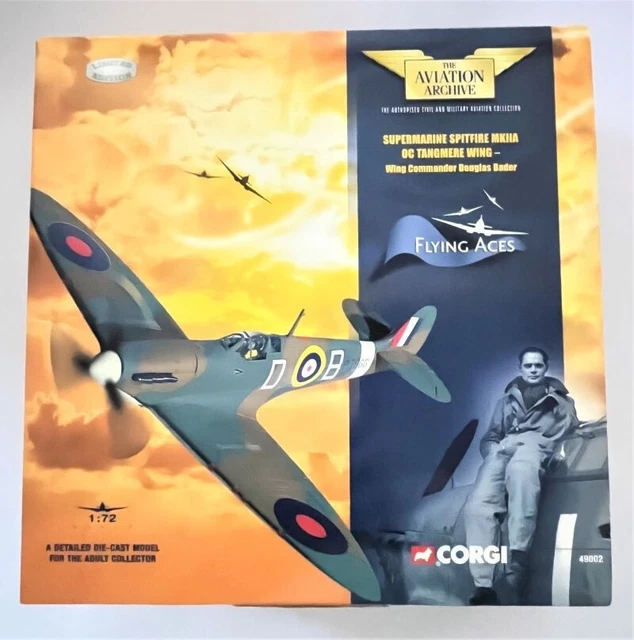 CORGI AVIATION ARCHIVE 49002 Supermarine Spitfire Mkii Raf Tangmere ...