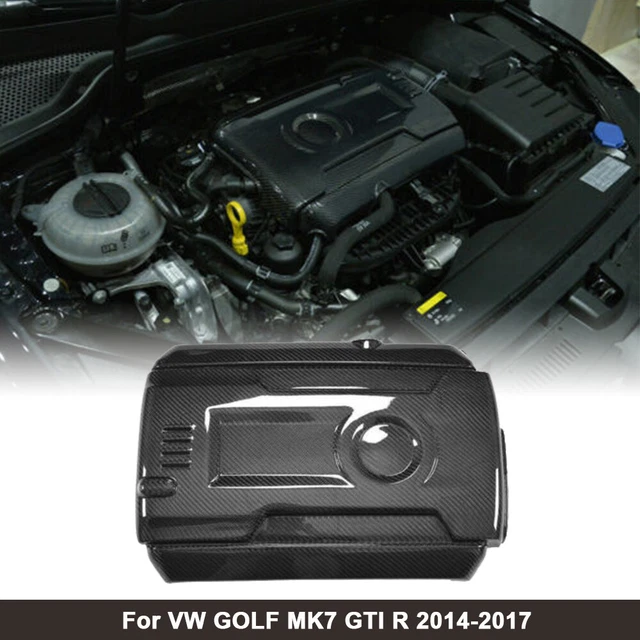 CARBON FIBER FRONT Engine Cover Hood Trim Replace for VW GOLF 7 MK7 GTI ...