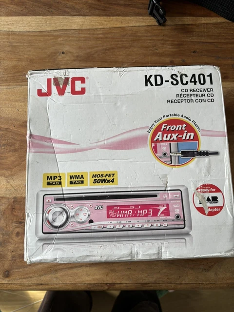 RARE JVC PINK Car Stereo Radio CD Player KD-SC401 £70.00 - PicClick UK