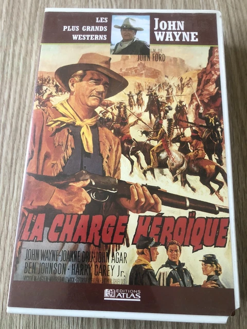 CASSETTE VIDÉO VHS Film La Charge Héroïque John Wayne Western Français ...