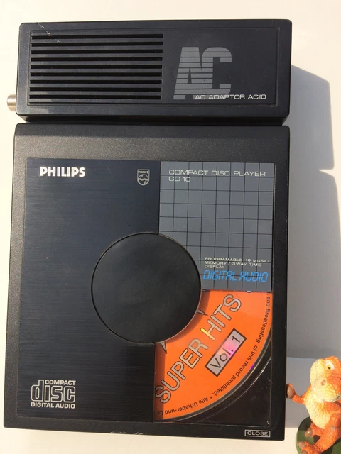 PHILIPS CD 10 CD Player Discman CD Walkman Tragbaren Portable Compact ...