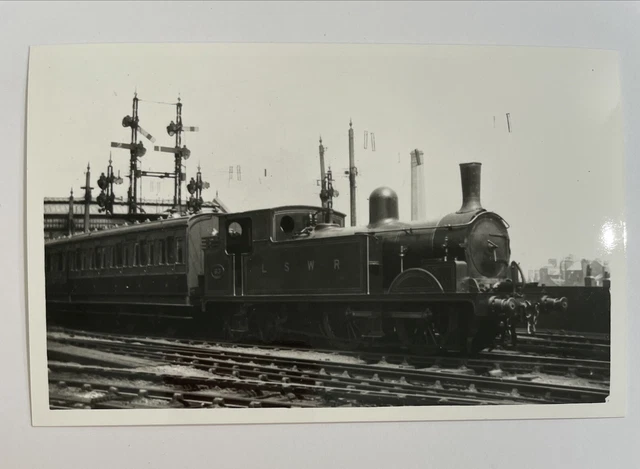 Lswr Locomotive Photograph T1 Class 63 A1185 £3 50 Picclick Uk