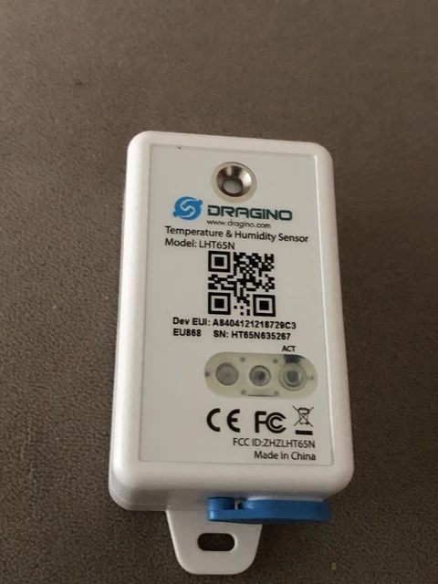 CAPTEUR DE TEMPÉRATURE et d'humidité lorawan Dragino LHT65N 868 Mhz NEW ... CAPTEUR DE TEMPÉRATURE et d'humidité lorawan Dragino LHT65N 868 Mhz NEW ...