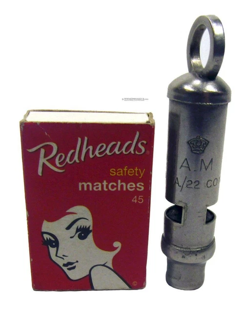 WW2 BRITISH AIR Ministry AM Chrome Plated Nickel Whistle $119.99 ...