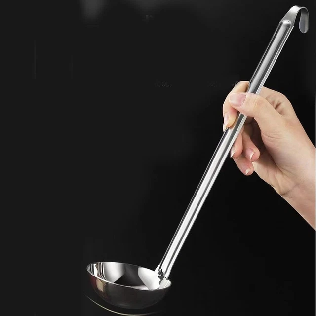 LONG HANDLE CONGEE Spoon High Temperature Resistant Long Handled Spoon ...