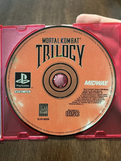 PLAYSTATION 1 (PS1) Midway Mortal Kombat Trilogy 1996 classé manuel ...