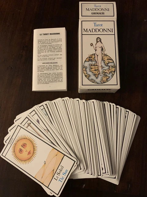 CARTE TAROCCHI, TAROT MADDONNI, 78 CARDS Grimaud EUR 200,00 - PicClick FR