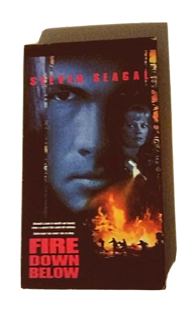 FIRE DOWN BELOW VHS 1998 Classic Steven Seagal Martial Arts Action £2. ...