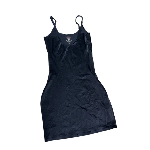 ASSETS BY SPANX Black Bodycon Slip Dress Medium £29.47 - PicClick UK