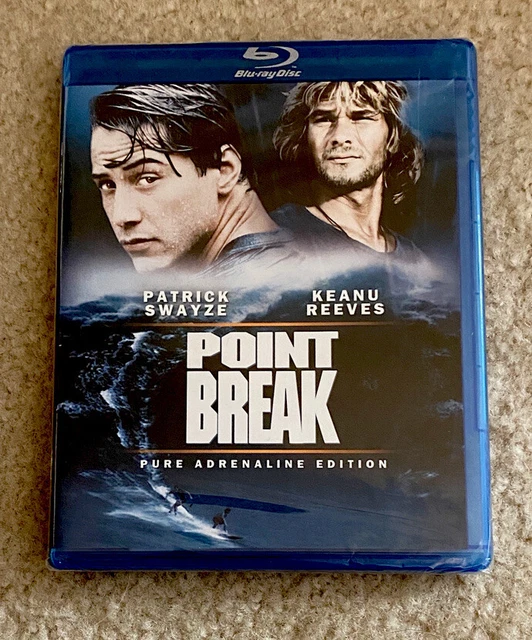 POINT BREAK BLU-RAY Pure Adrenaline Edition DVD Keanu Reeves, Patrick ...