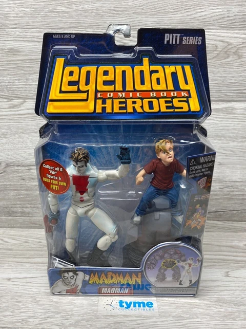 MARVEL LEGENDARY COMIC Book Heroes MADMAN Action Figure Pitt w/ Timmy ...