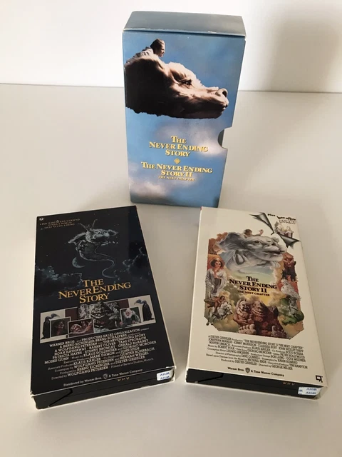 THE NEVER ENDING Story 1 and 2 VHS (2-Tapes) 1991 2 Pack Box Set £15.27 ...