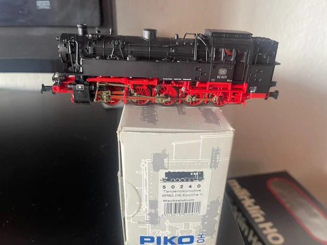 PIKO H0 50240 Dampflok BR82, DB, Licht, AC, NEM, TOP + OVP EUR 99,99 ...